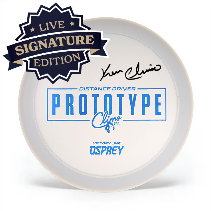 Signing Session - Climo Prototype Osprey – Climo Disc Golf